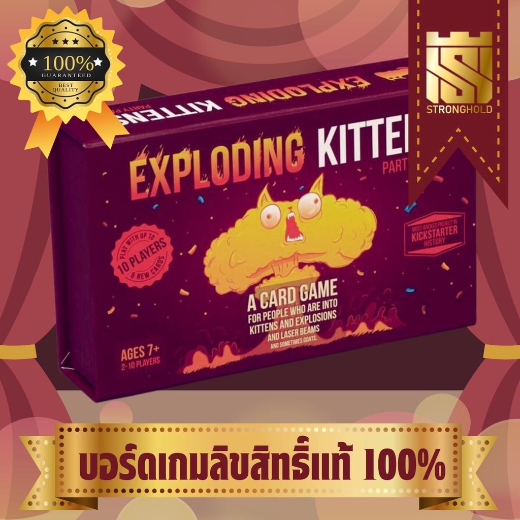 Exploding Kittens Party Pack (EN) - บอร์ดเกม Board Game - STRONGHOLD ...
