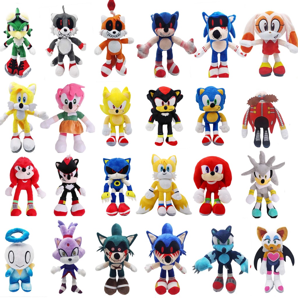 ตุ๊กตาฟิกเกอร์ Sonic The Hedgehog Shadow Amy Rose Knuckle Tail ของเล่น ...