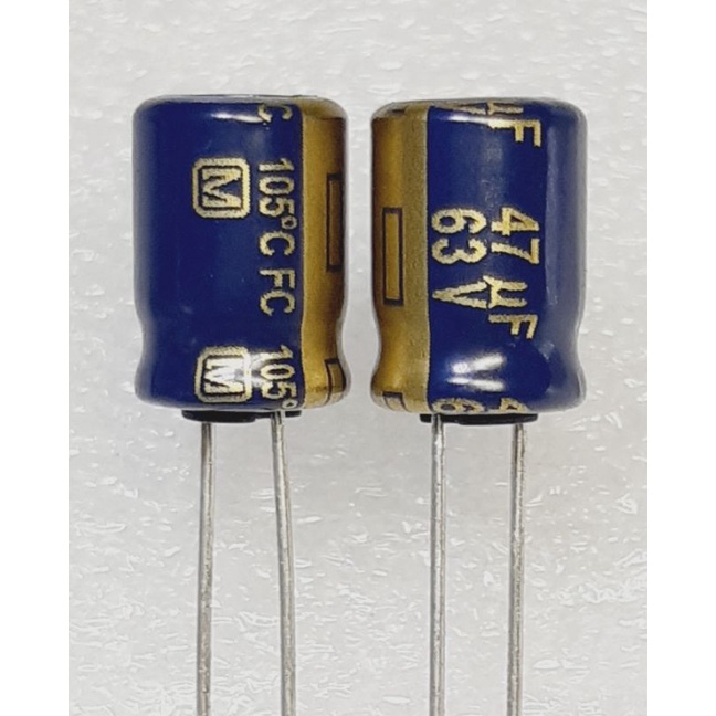 Panasonic FC 47uf 63v capacitor ตัวเก็บประจุ คาปาซิเตอร์ | Shopee Thailand