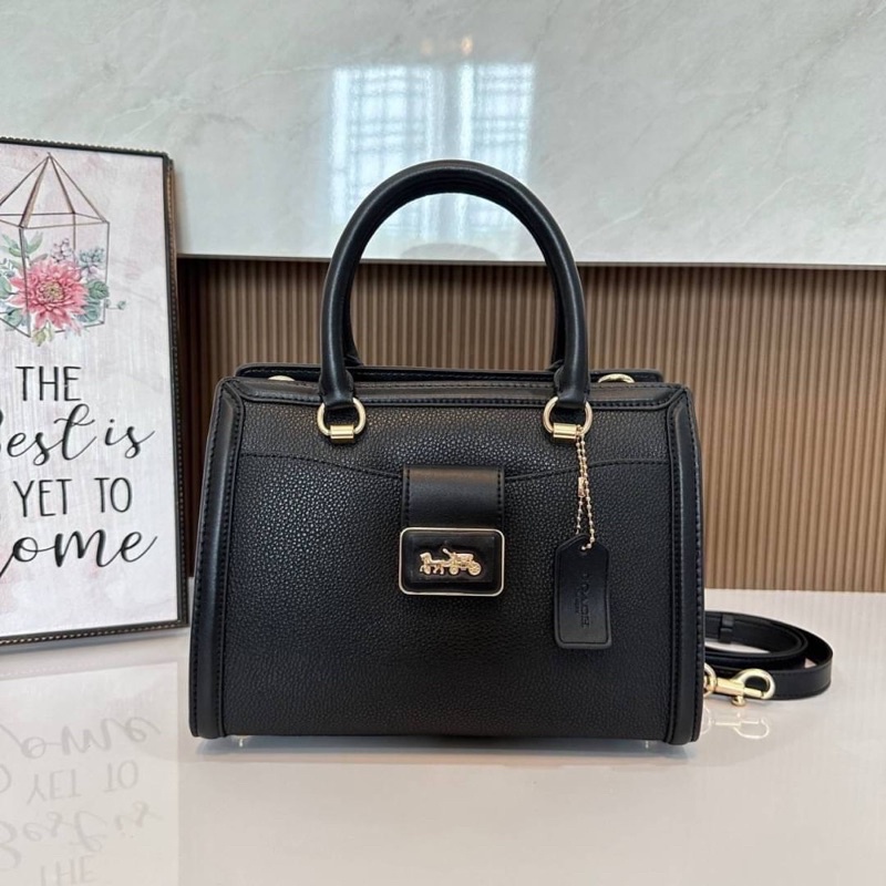 COACH GRACE CARRYALL IN SIGNATURE CANVAS (CC142) | Shopee Thailand