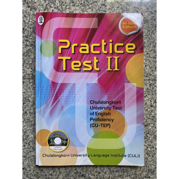 [สภาพใหม่] CU-TEP PRACTICE TEST II 2 + CD / ศูนย์หนังสือแห่งจุฬาลงกรณ์ ...