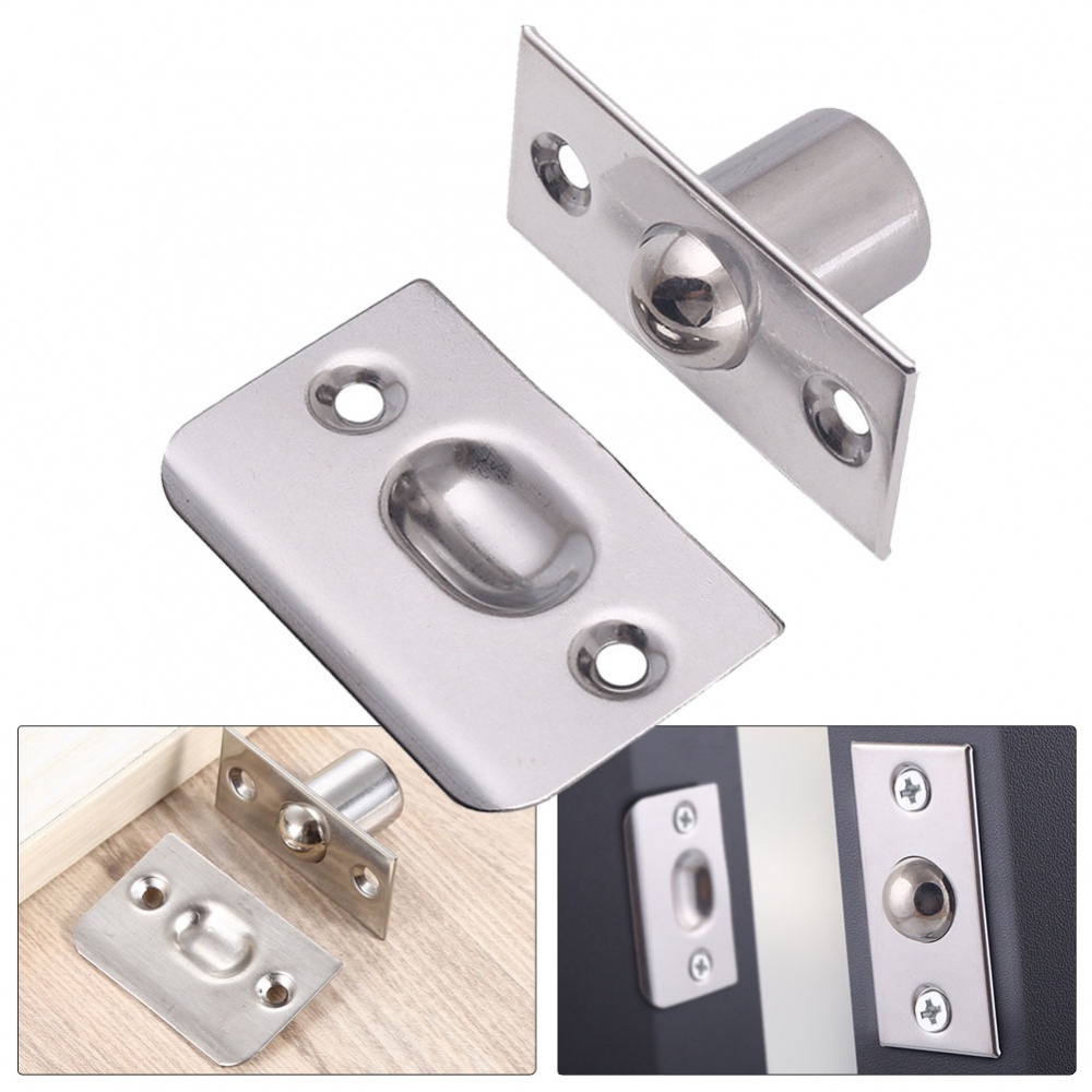 New Stainless Steel Spring Ball Catch Cabinet Door Latch Touch Beads ...