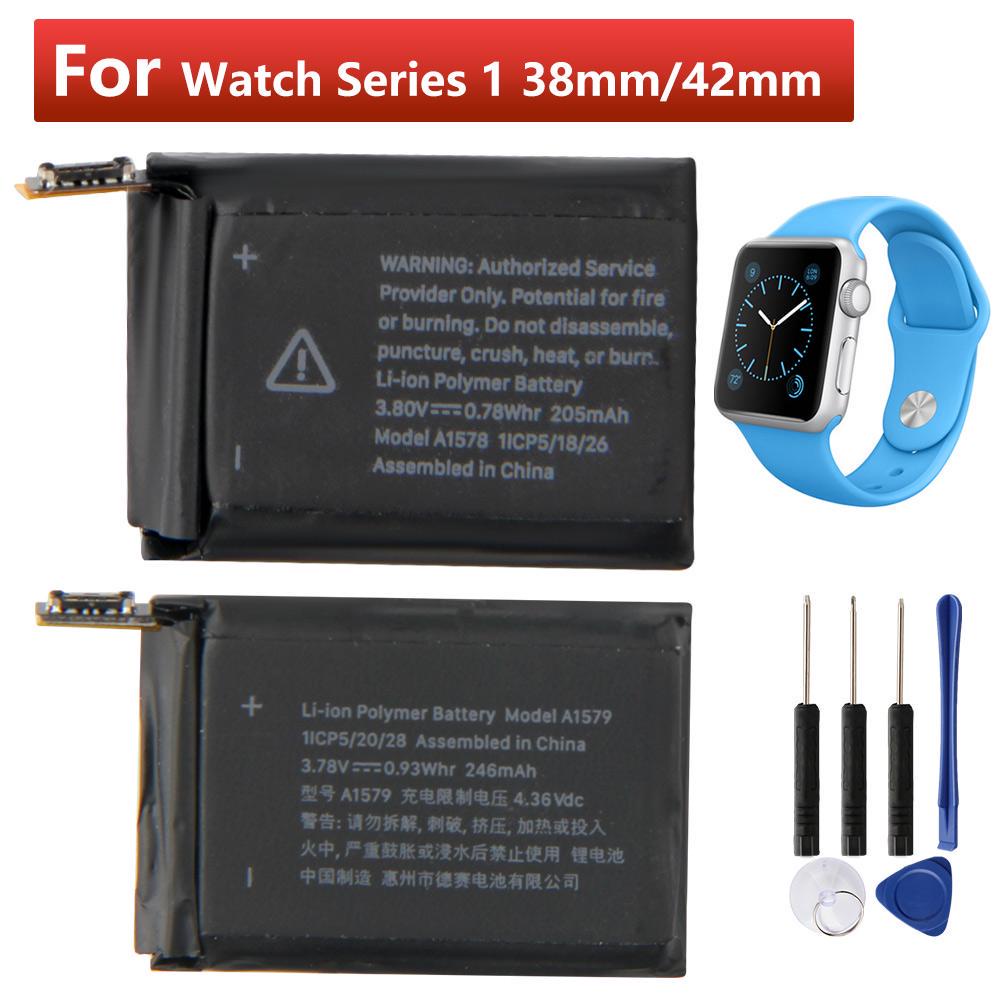 แบตเตอรี่ iWatch 1 Series 1 38mm 42mm Watch Battery A1578 A1579 205mAh 246MAh รับประกัน 3 เดือน ...