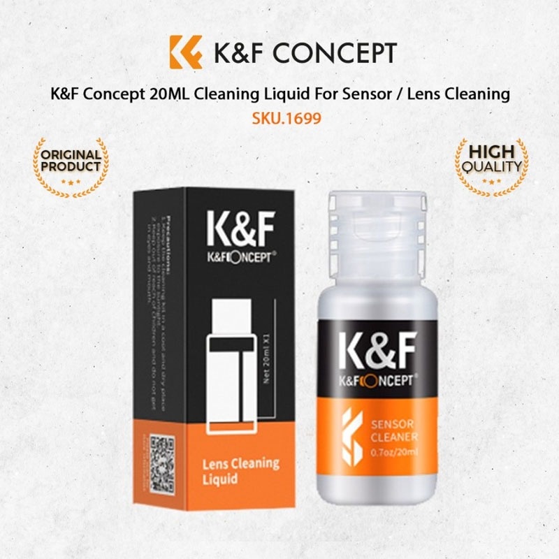 5 ขวด K&F Concept 20ML Anti Fog Liquid Cleaning Eyeglass Cleaner (SKU1699) อุปกรณ์ทำความสะอาด ...