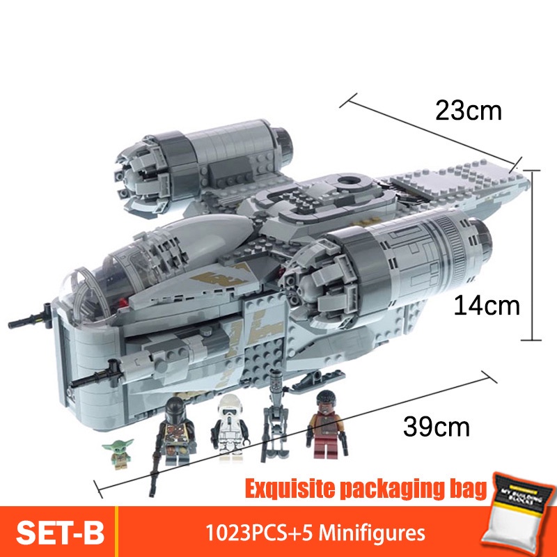 ของเล่นบล็อกตัวต่อ Star Wars Millennium Falcon X-Wing Fighter AT-AT ... ของเล่นบล็อกตัวต่อ Star Wars Millennium Falcon X-Wing Fighter AT-AT ...