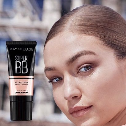 แท้ทั้งร้าน !! แบ่งขายบีบีครีมหน้าเป๊ะ MAYBELLINE SUPER BB ULTRA COVER ...