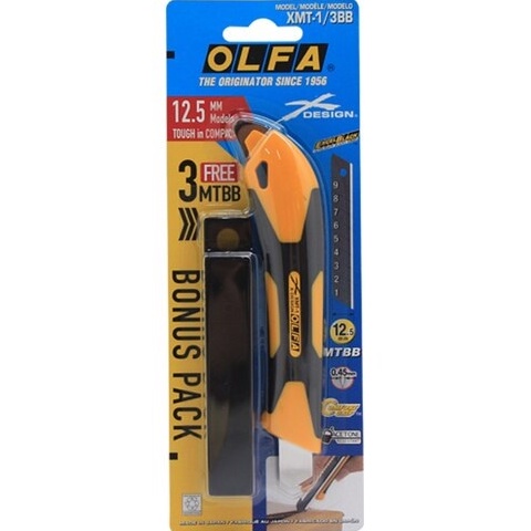 (KTS)คัตเตอร์ OLFA รุ่น XMT-1 / 3BB ใบมีดดำ ของแท้ Made in Japan!!!!! | Shopee Thailand
