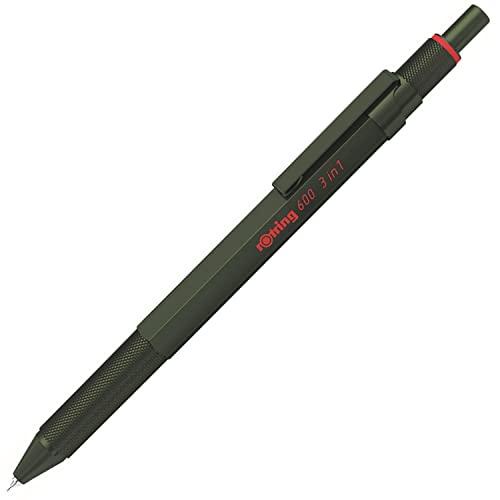 Rotring 2159368 Multi Pen Camouflage Green 600 3in1 Mechanical Pencil ...