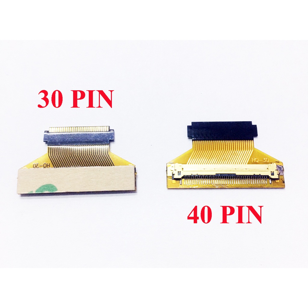adapter LED 40 pin to 30 pin socket notebook LCD screen line transfer interface cable ซ็อกเก็ต ...