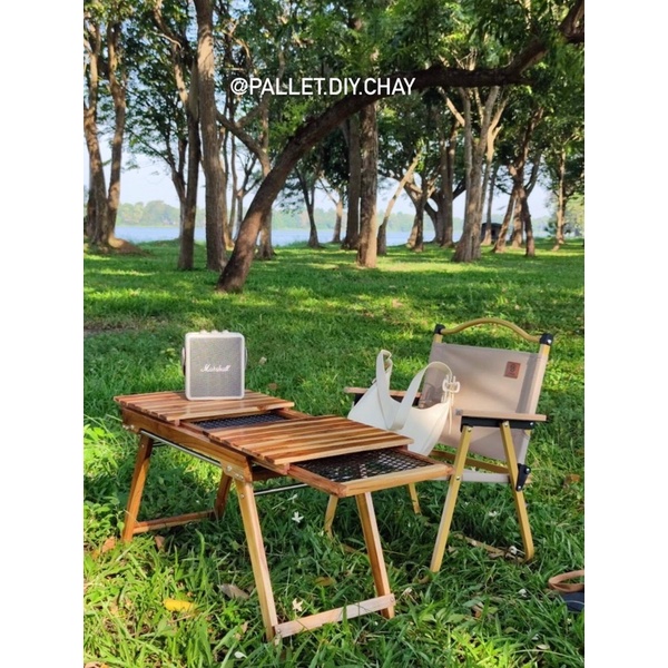 โต้ะ IGT DNA CAMP เป็นงานไม้ แคมป์ปิ้ง | Shopee Thailand