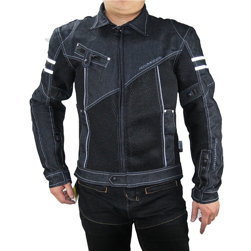 ราคาต่ำสุดClassic JK-006 Motorcycle Jacket Racing Summer Jacket Off-road Jacket Denim Mesh ...