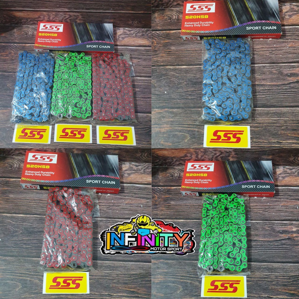 โซ่ SSS 520-120L HSB 520 120L CBR 250rr MT25 NINJA250 z250 r25 | Shopee ...