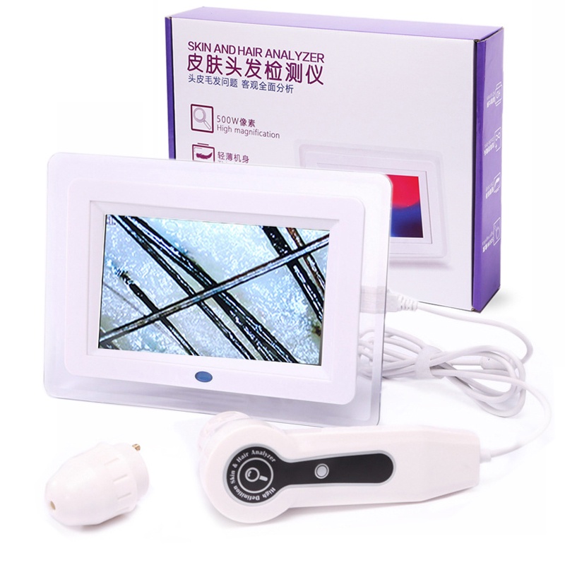 7 inch Professional Hair Follicles Oil Moisture Tester Scalp Detector ...