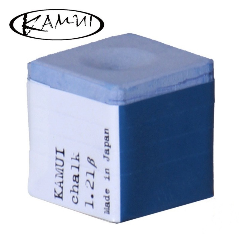 Kamui Chalk ชอล์กฝนหัวคิวคามุย 1.21ß สกาย (สีฟ้า) 1 ก้อน Billiard 1.21ß ...