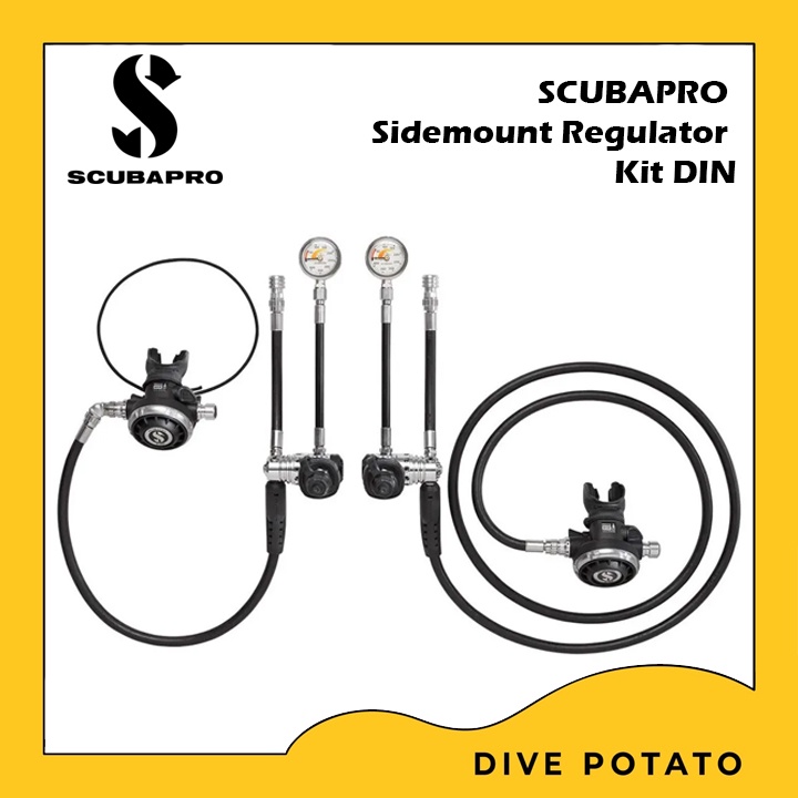 SCUBAPRO Sidemount Regulator Kit DIN | Shopee Thailand