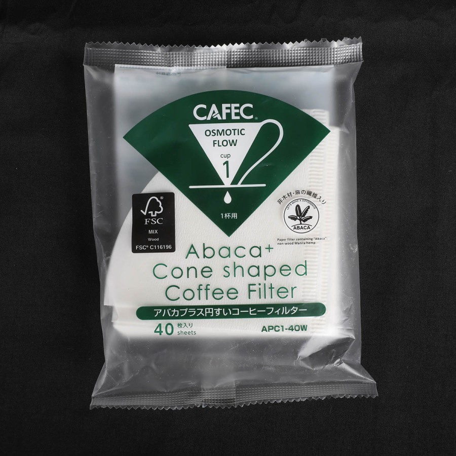 Cafec เครื่องมือกาแฟ APC1-40/100W V60-01 Abaca Osmotic Flow Coffee ...