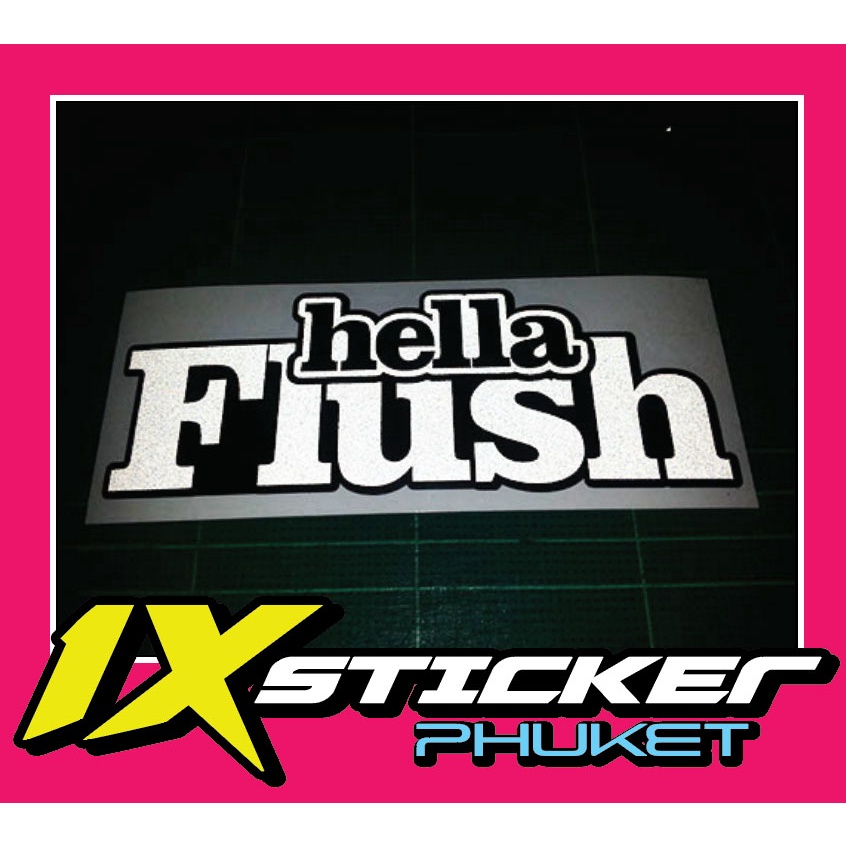 สติ๊กเกอร์สะท้อนแสงแต่งรถ Hella Flush สไตล์ JDM | Shopee Thailand