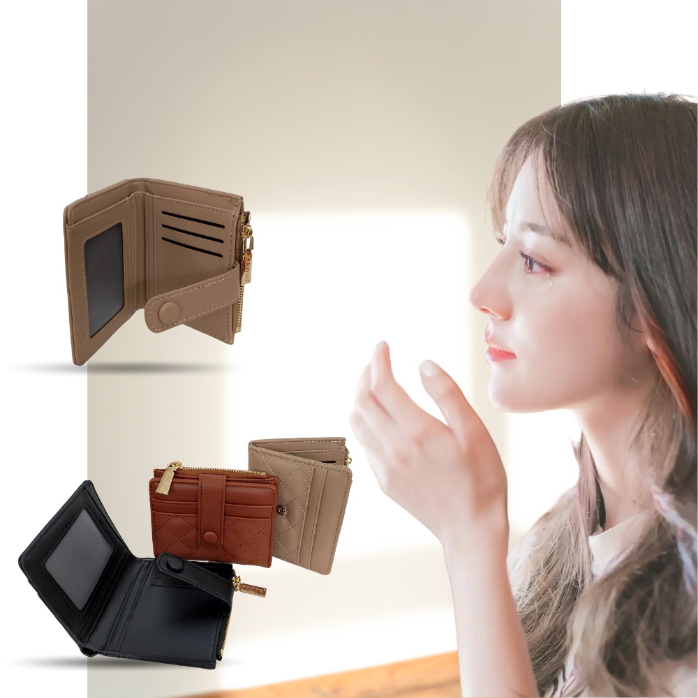 กระเป๋าสตางค์ใส่บัตรแฟชั่นสตรี& 39;s H402 | Shopee Thailand