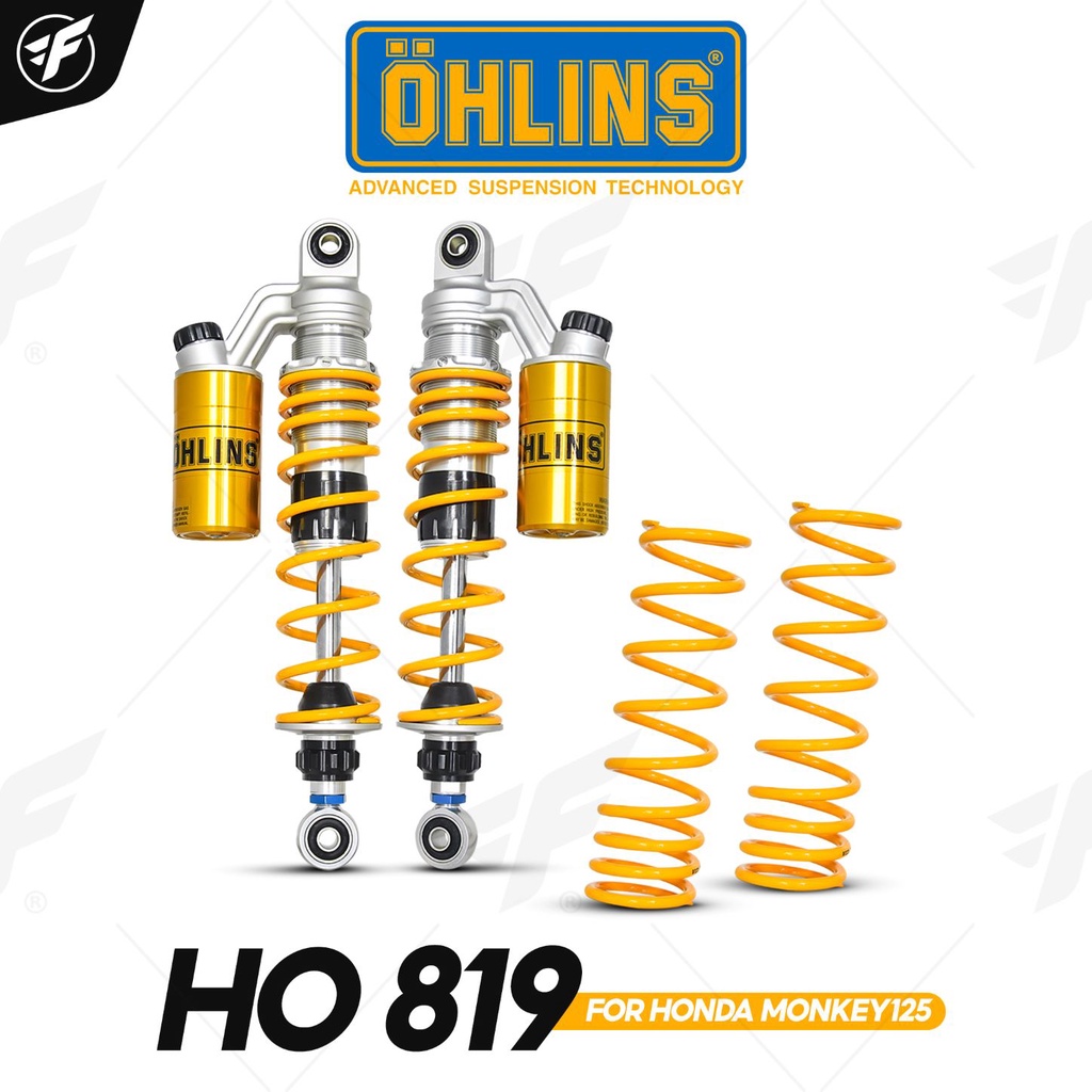 โช้คหลัง Ohlins HO 819 สำหรับ ฮอนด้า Honda MONKEY ปี 2018-2019 | Shopee Thailand