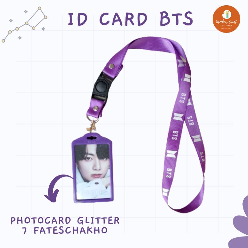 Gundan BTS ID CARD LANYARD ROPE BTS NAME TAG | Shopee Thailand
