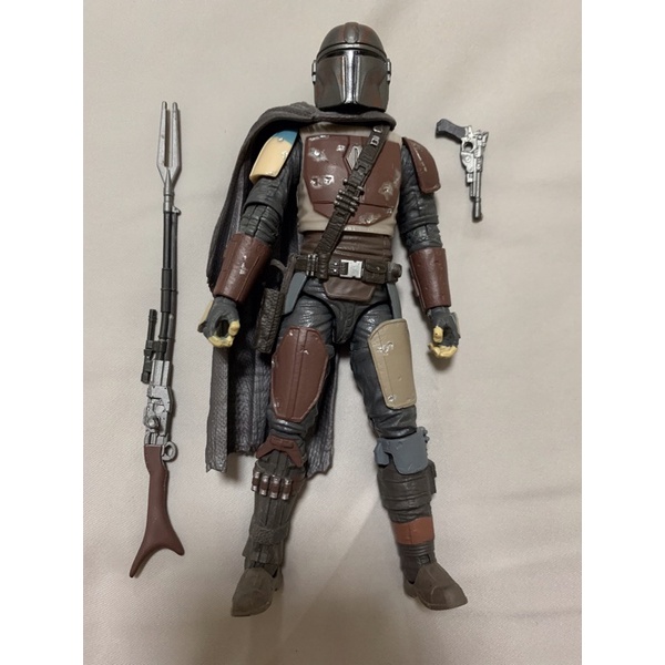 the Mandalorian Star wars black series Hasbro action figure 1/12 Mando ...