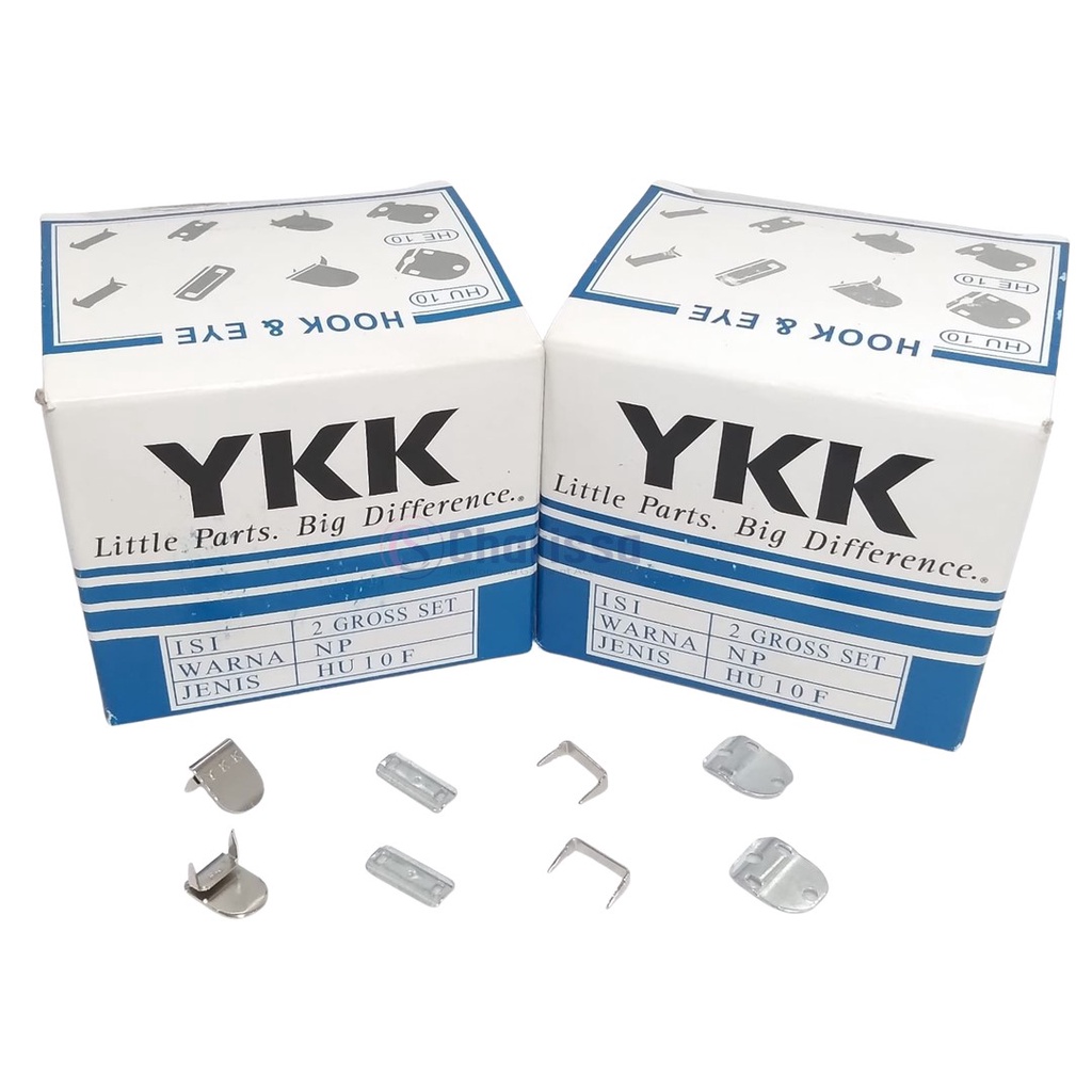 Ykk HU 10 F Rights กางเกงชั้นใน ตะขอ กระโปรง 1 กล่อง (2 ชิ้น) | Shopee Thailand