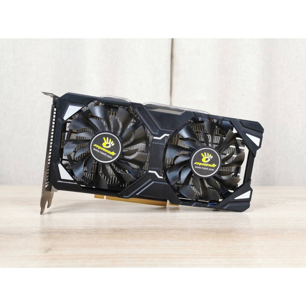 การ์ดจอ(graphic card) MANLI GEFORCE GTX 1060 6GB GDDR5 (ต่อไฟเพิ่ม 6 ...