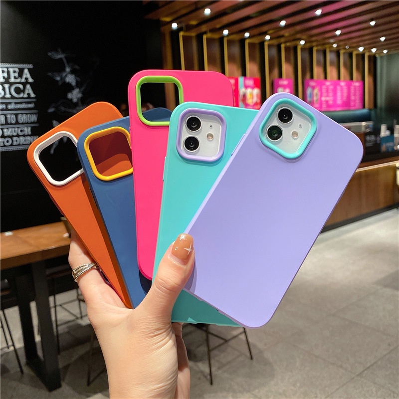 เคสซิลิโคนนิ่ม สีแคนดี้ กันกระแทก 3 in 1 สําหรับ Xiaomi Redmi 9A 9C ...