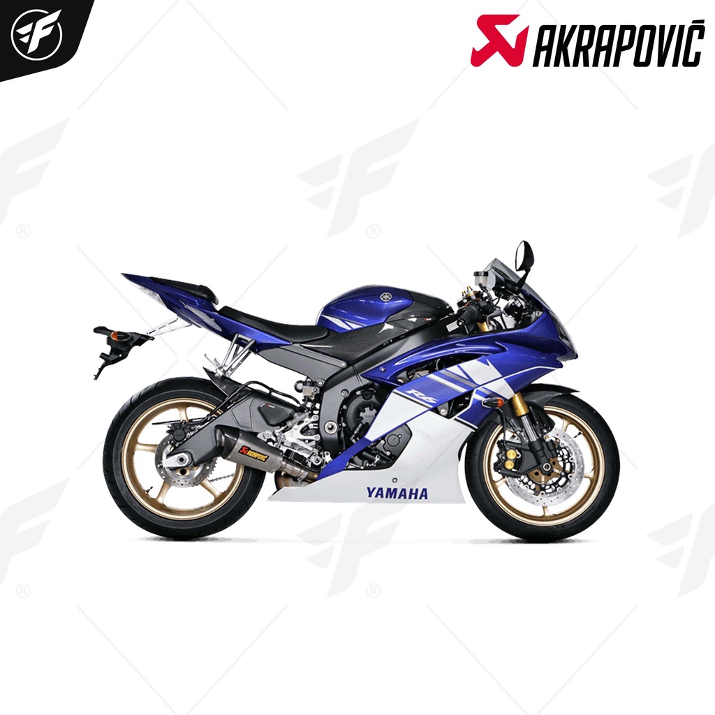 ท่อสูตร/ท่อแต่ง/ท่อไอเสีย Akrapovic Slip shorty : for Yamaha R6 2017 ...