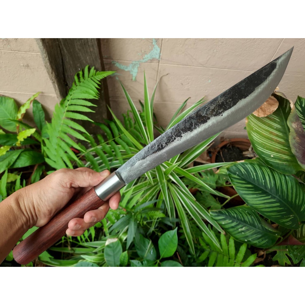มีดเหน็บ มีดอีเหน็บ อีเหน็บ (E-Nep) มีดแคมป์ มีดทำสวน มีดเหน็บงาช้าง มีดเดินป่า ใบ 11.1” SUP9 ...