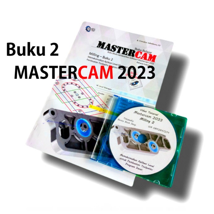 หนังสือ Mastercam 2023 Mill 2 + Dvd Tutorial | Shopee Thailand