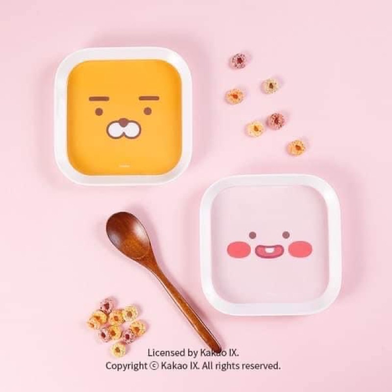 พร้อมส่ง ! DAISO KOREA X KAKAO FRIENDS #จานสี่เหลี่ยมเล็ก (ไรอัน ...