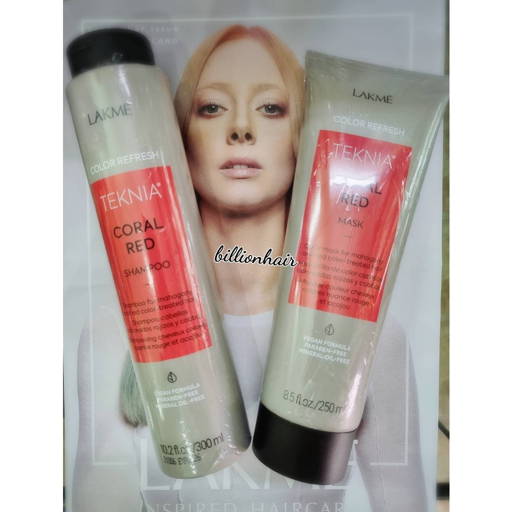 LAKME TEKNIA color refreshing shampoo 300ml + Treatment 250ml แชมพูพร้อ ...