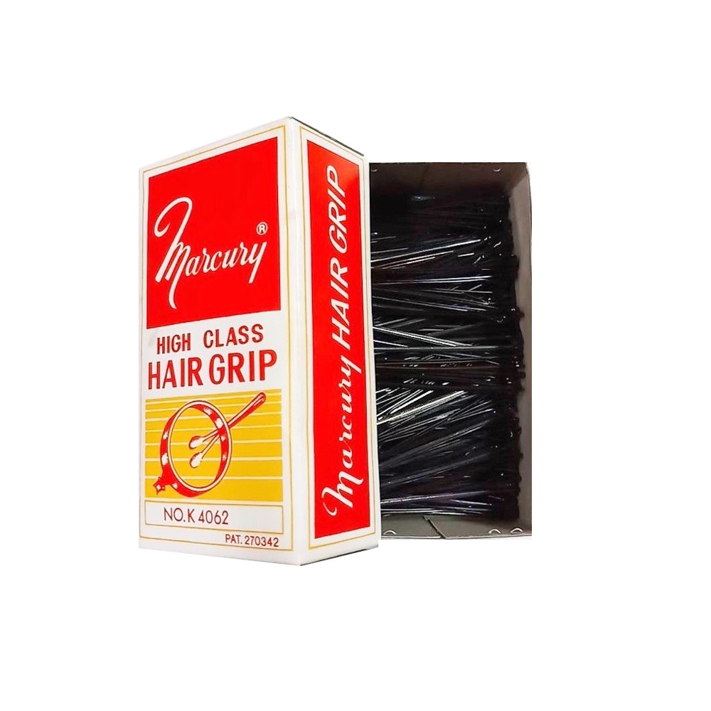 Marcury High Class Hair Grip (300011) กิ๊บดำ มีปุ่ม เมอร์คิวรี่ กิ๊บดำ ...