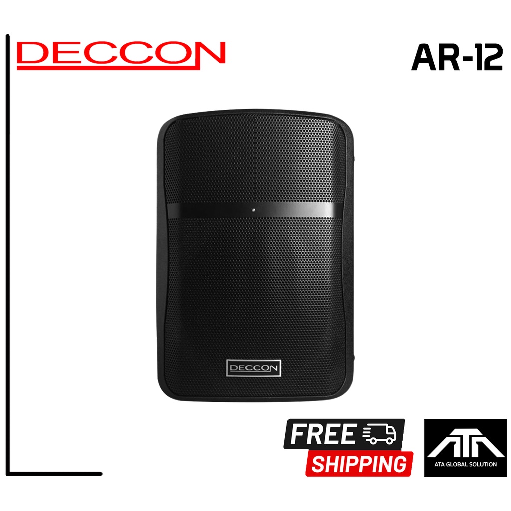 DECCON AR-12 ตู้ลำโพง 12 นิ้ว ABS 1500 วัตต์ สามารถเสียบเสา วางเป็น ...