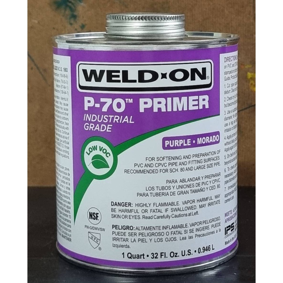 น้ำยารองพื้น WELD ON P-70 PRIMER 0.946L | Shopee Thailand