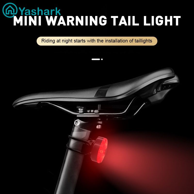 [] Mini LED Bicycle Tail Light Usb Chargeable Bike Rear Lights IPX4 ...