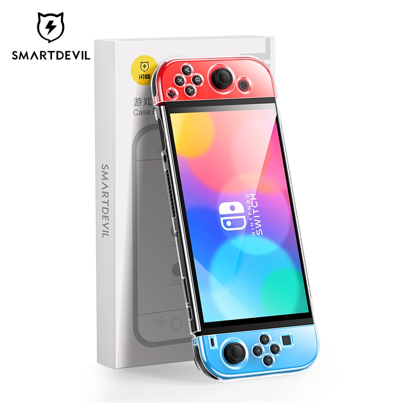 Smartdevil เคสใส แบบบางพิเศษ อุปกรณ์เสริม สําหรับ Nintendo Switch OLED | Shopee Thailand
