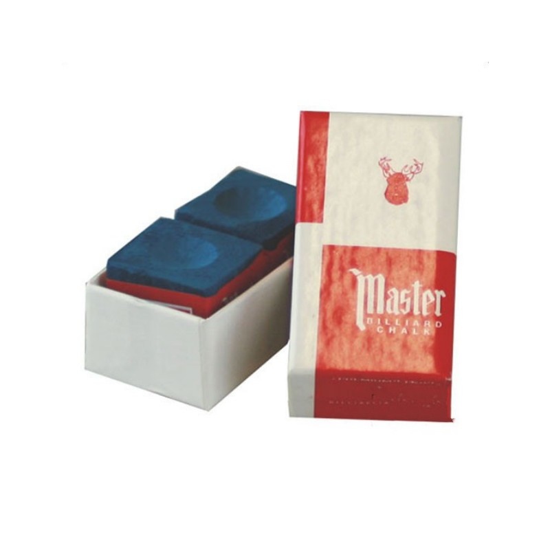 Master Chalk ชอล์กฝนหัวคิวมาสเตอร์ สีน้ำเงิน กล่อง 2 ก้อน Blue Box 2pc ...