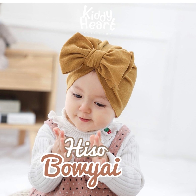 [Kiddy Haet]หมวกเด็กแรกเกิด รุ่นHiso Bowyai(ไฮโซโบว์ใหญ่) เหมาะสำหรับเด็กอ่อน0-6M | Shopee Thailand
