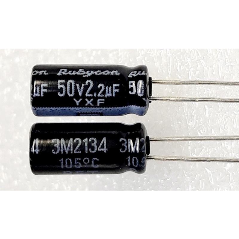 Rubycon YXF 2.2uf 50v (ราคา10ตัว) capacitor ตัวเก็บประจุ คาปาซิเตอร์ | Shopee Thailand
