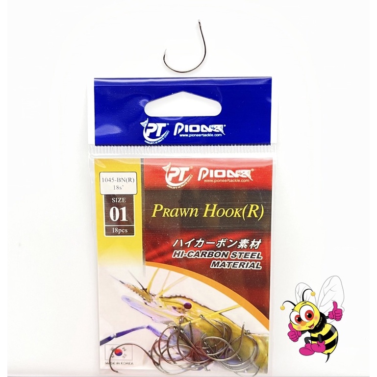 เบ็ดตกกุ้งไพโอเนียร์ เบ็ดกุ้ง Pioneer Prawn Hook (R) (แท้ 100% ...
