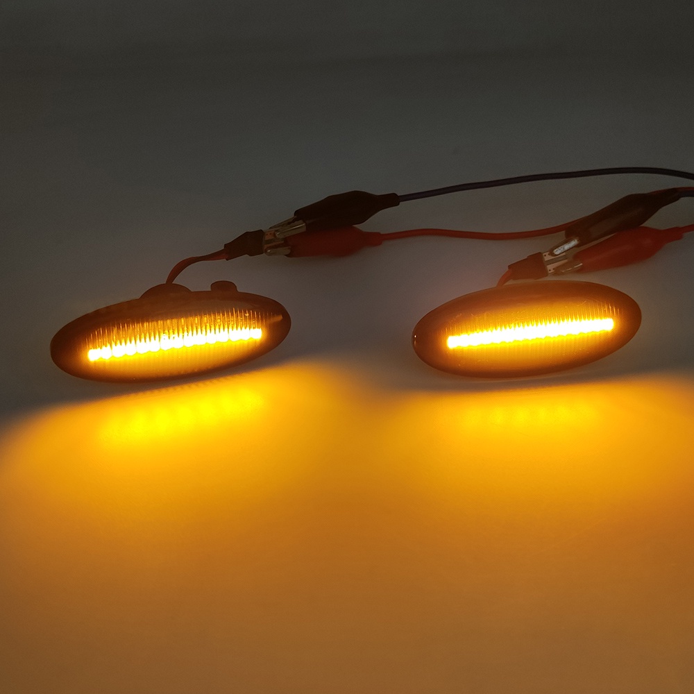 1Set Side Marker Lights Dynamic LED Turn Signal Light For Nissan ...