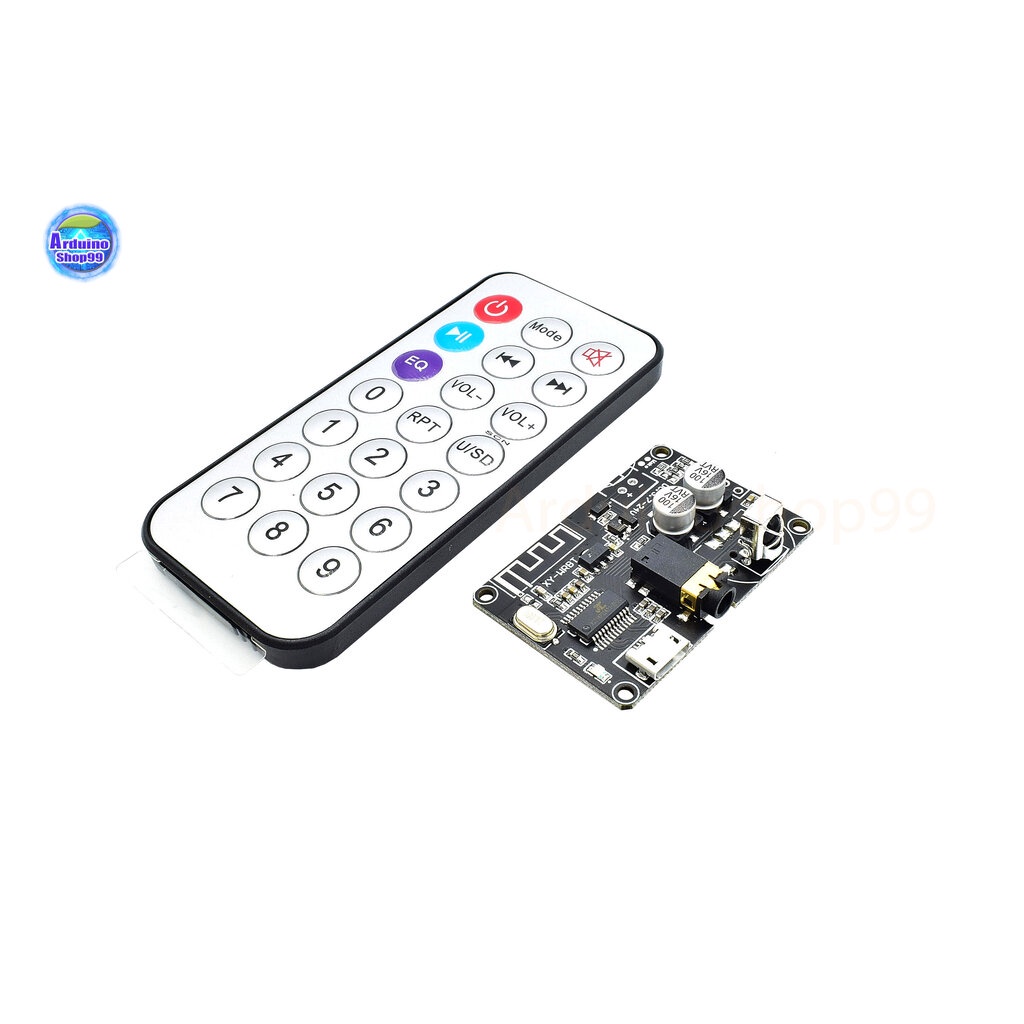 Bluetooth 5.0 decoder board stereo speaker amplifier XY-WRBT + Remote ...