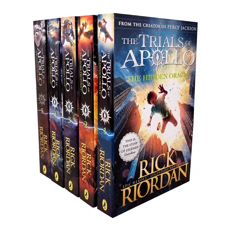 The Trials of Apollo Series 1-5 Books, The Hidden Oracle / Dark ...