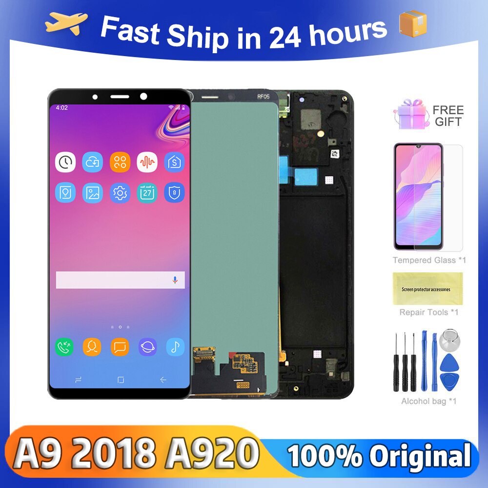 อะไหล่หน้าจอสัมผัส LCD A920 100% สําหรับ Samsung Galaxy A9 2018 A920 A920F A9 Star Pro | Shopee ...