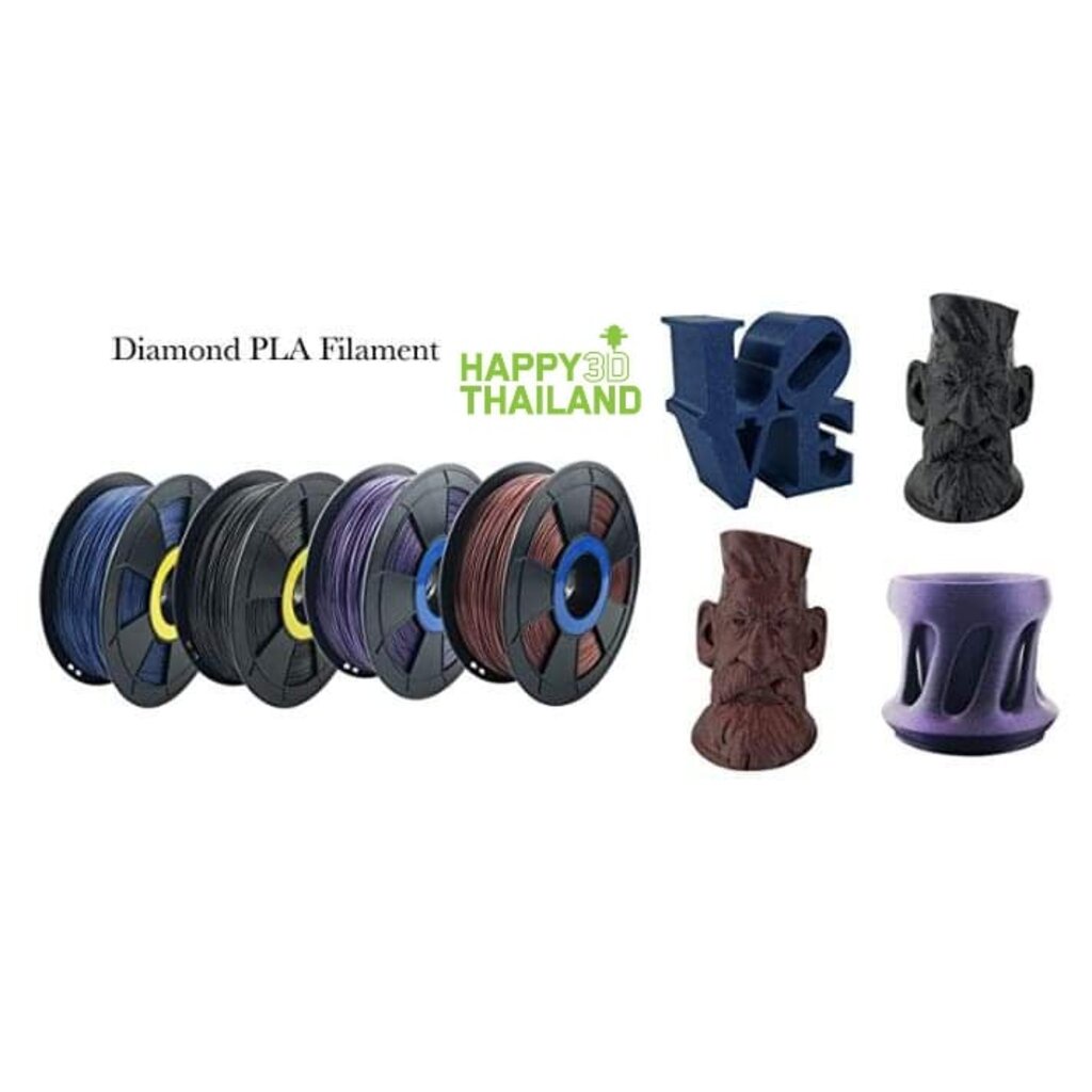 Ziro 5 สี PLA Diamond ขนาด 1.75mm น้ำหนัก 1kg | Shopee Thailand
