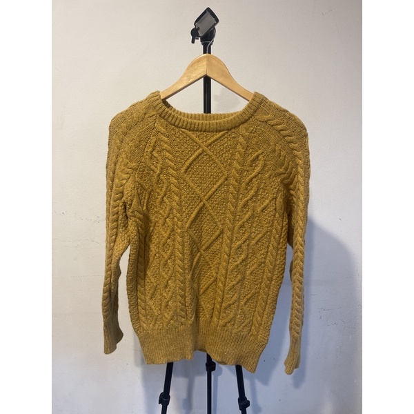 เสื้อกันหนาวญี่ปุ่น สีเหลืองมัสตาร์ด อุ่นๆ | Shopee Thailand