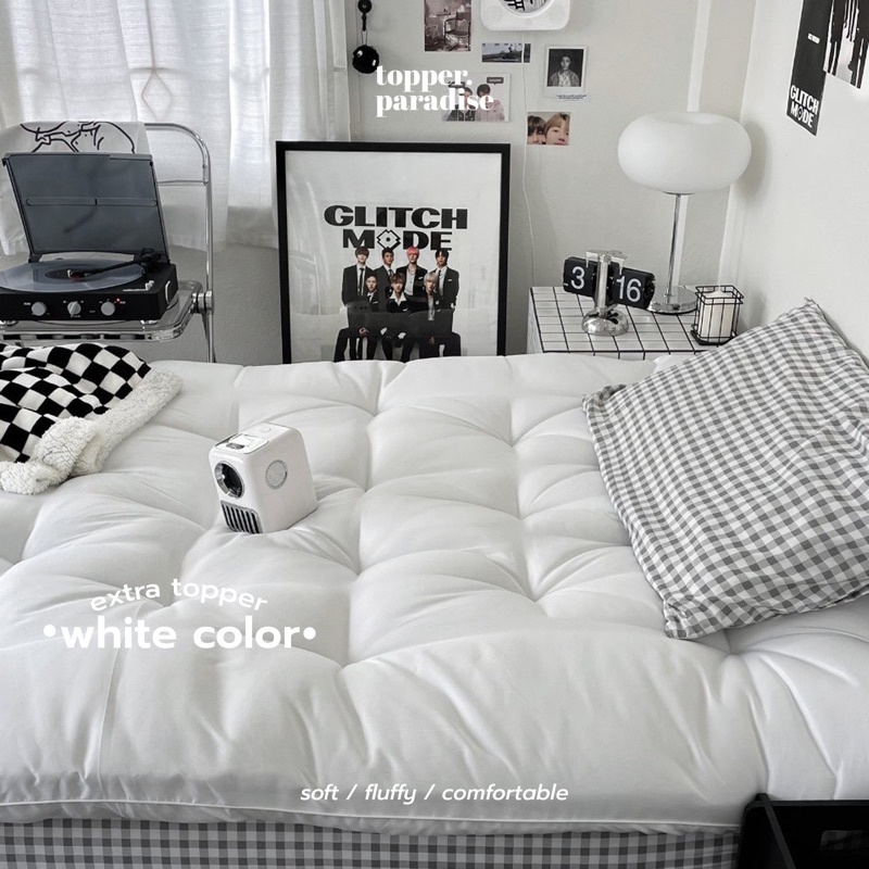 Topper paradise รุ่น Extra ท็อปเปอร์ เบาะรองนอน เสริมฟูก ผ้าคอตตอน ความ ...