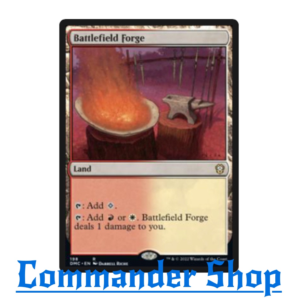 Battlefield Forge (Land) ให้สี Red White Colorless การ์ดเกม Magic The Gathering (MTG) | Shopee ...